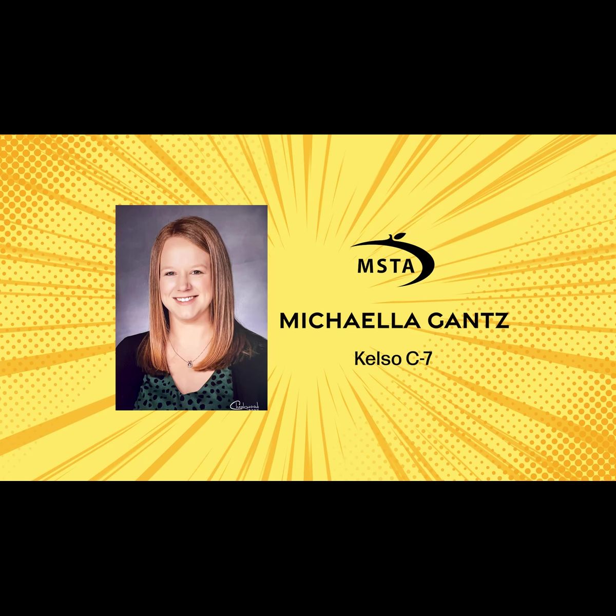 Michaella Gantz MSTA Unsung Heroes 2025